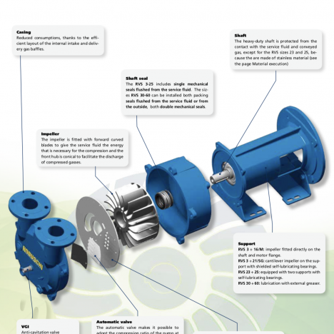 Robuschi Liquid Ring Vacuum Pump RVS Series – PT. Thema Artha Perkasa