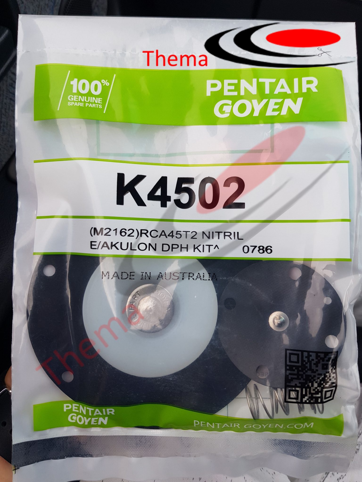 Goyen K4502 Diaphragm Repair Kit – PT. Thema Artha Perkasa