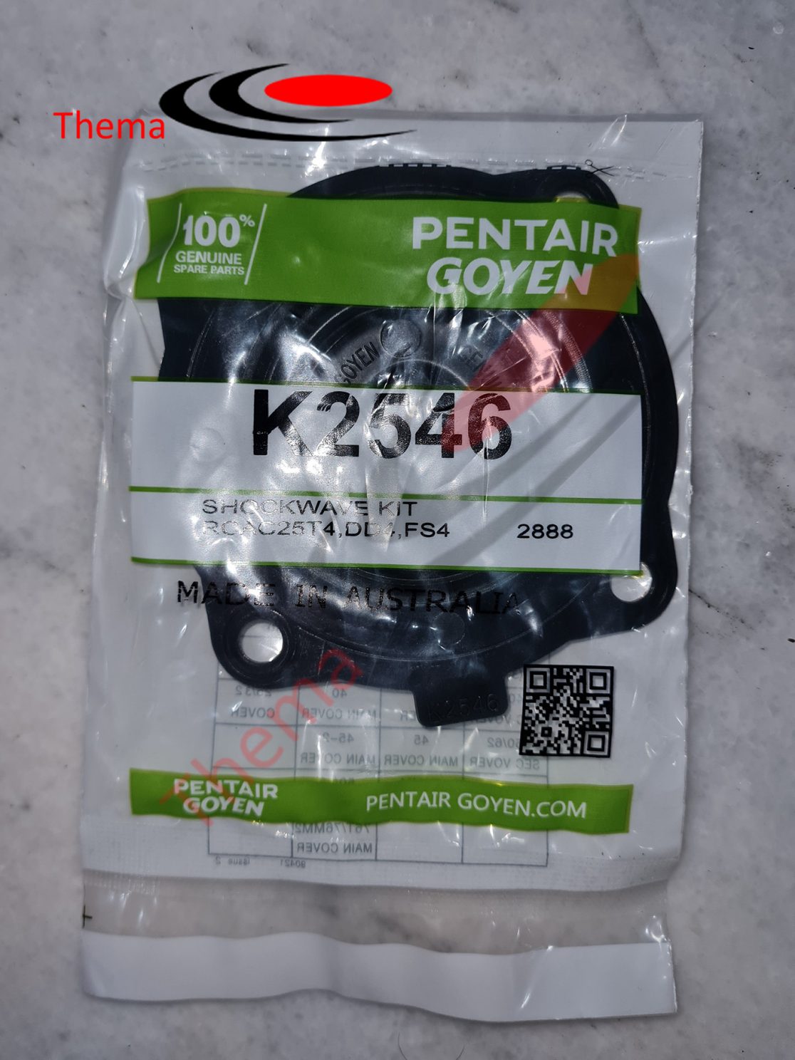 Goyen K2546 Diaphragm Repair Kit – PT. Thema Artha Perkasa